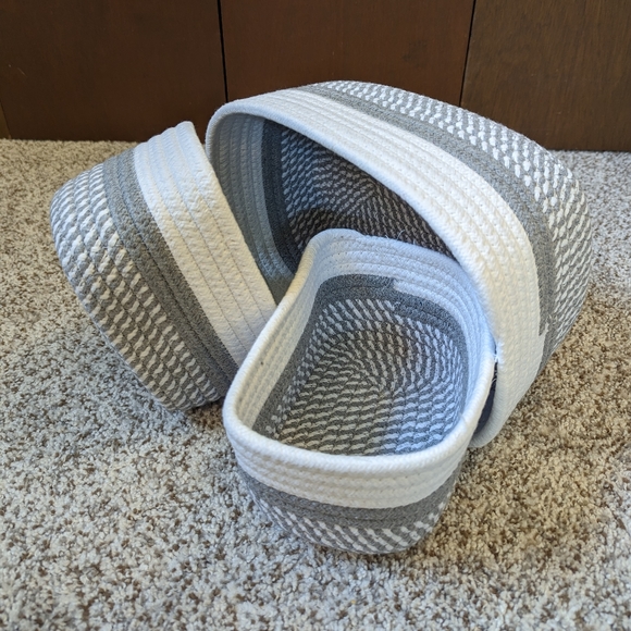 TMDESIGNSBABY | Storage & Organization | Soft Woven Storage Baskets ...